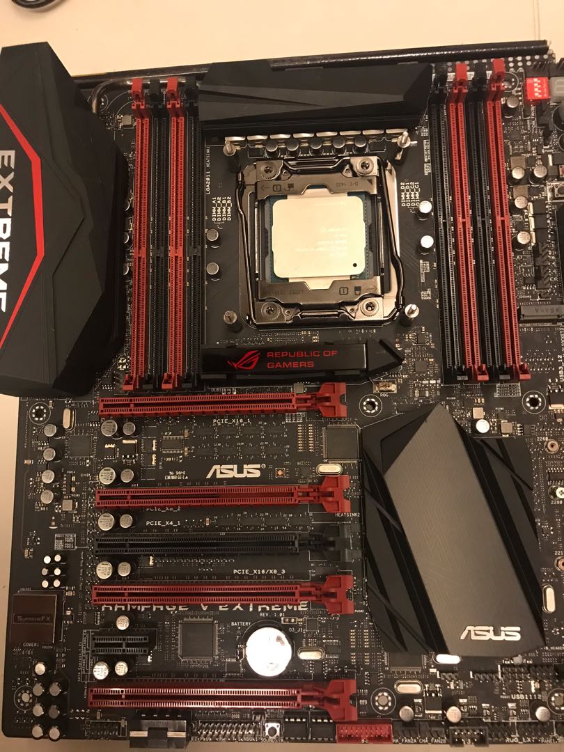 Cpu , cpu cooler and motherboard combo, Computers & Tech, Parts ...