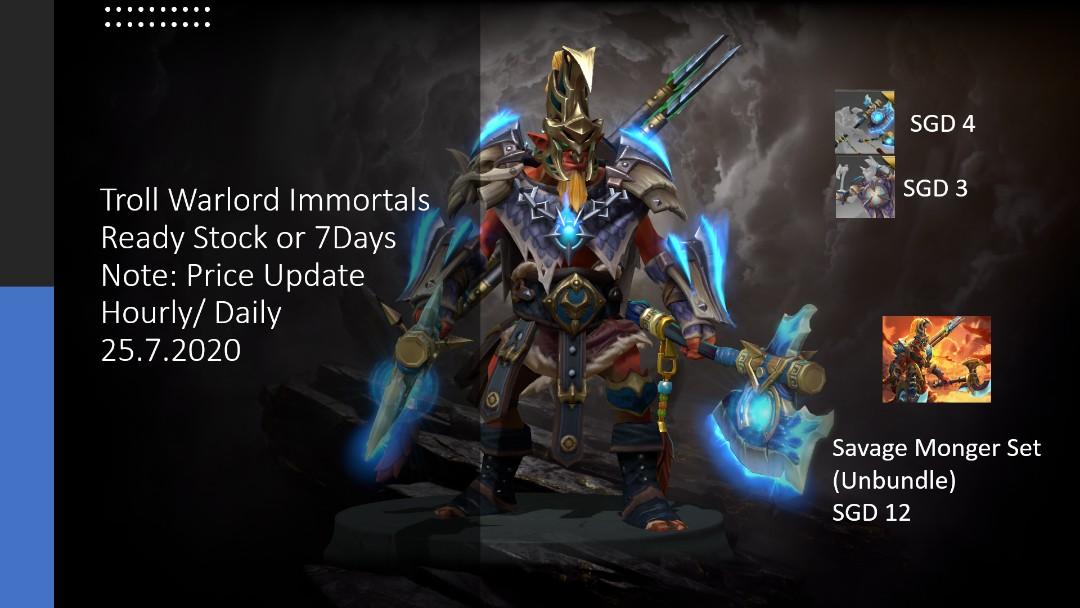 Troll Warlord Item Build