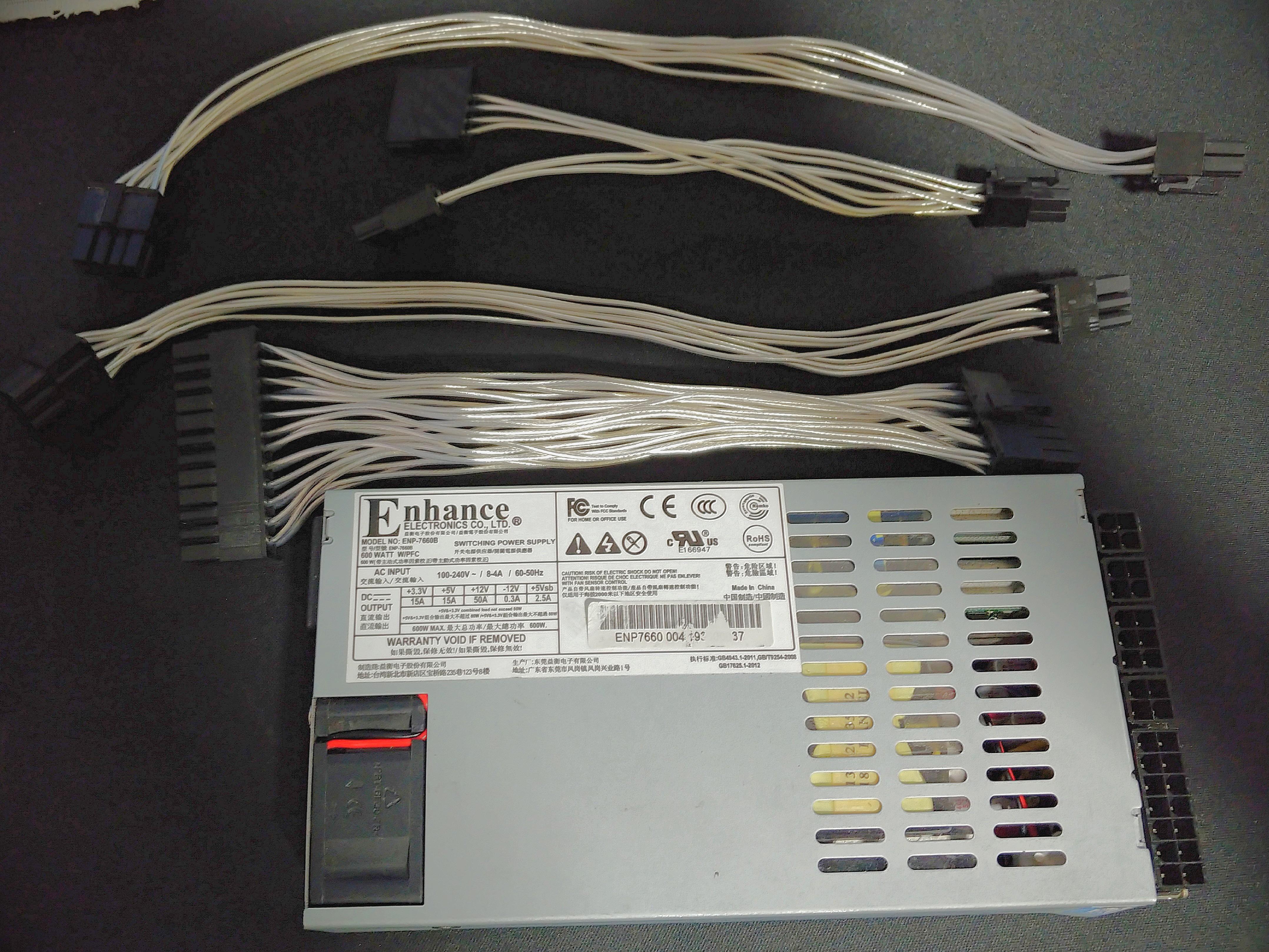 Enhance 7660b 600w 80 plus Platinum, Computers & Tech, Parts ...