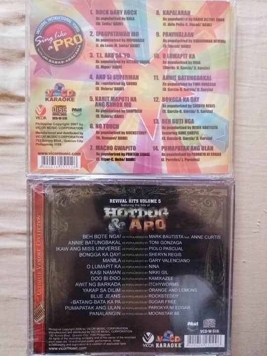 For Sale Vicor OPM/Foreign Karaoke VCD, Hobbies & Toys, Music & Media ...