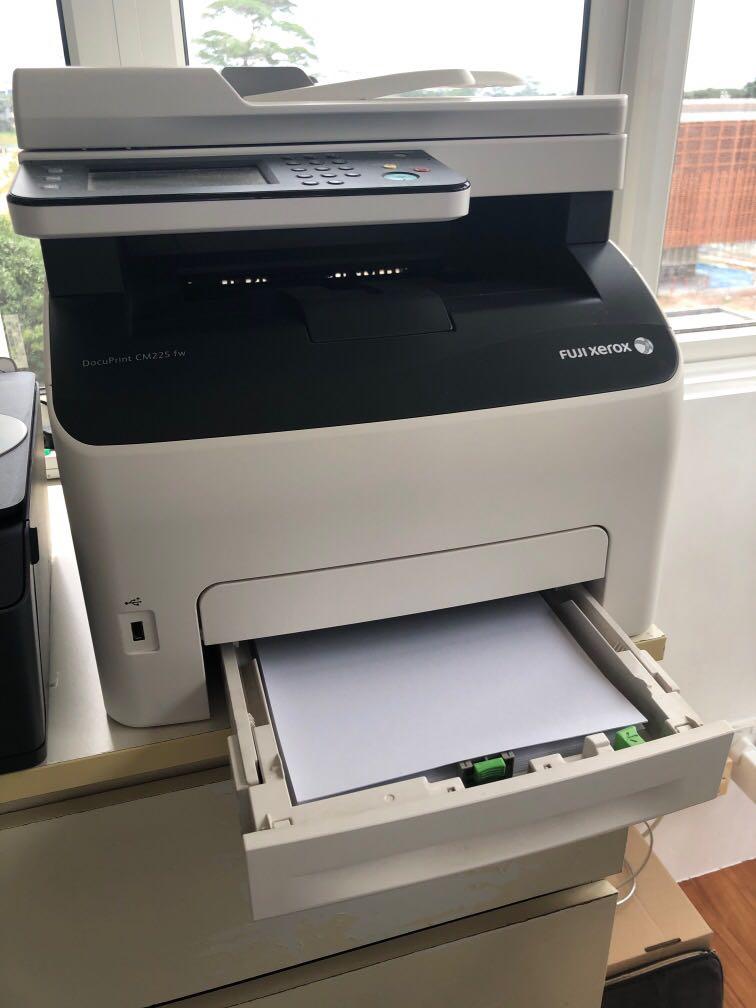 Fuji Xerox Printer DocuPrint CM225 fw, Computers & Tech, Printers ...