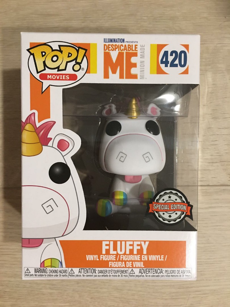 Funko Pop - Despicable Me Fluffy with rainbow hooves, Hobbies & Toys ...