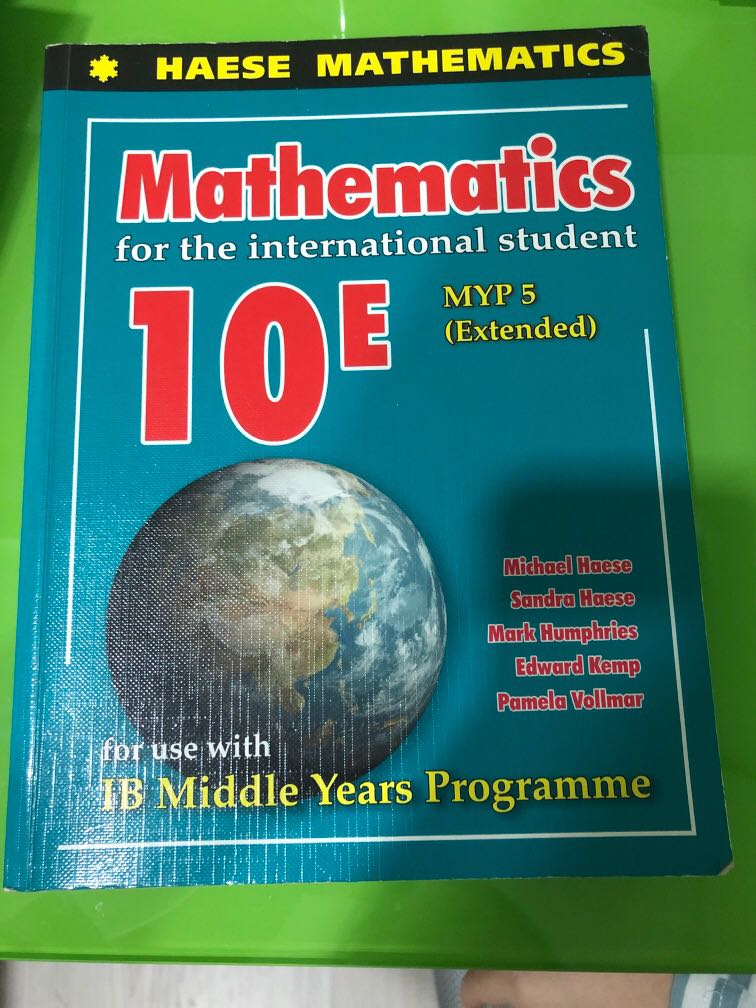 HAESE Mathematics Textbook 10E MYP, Hobbies & Toys, Books & Magazines ...