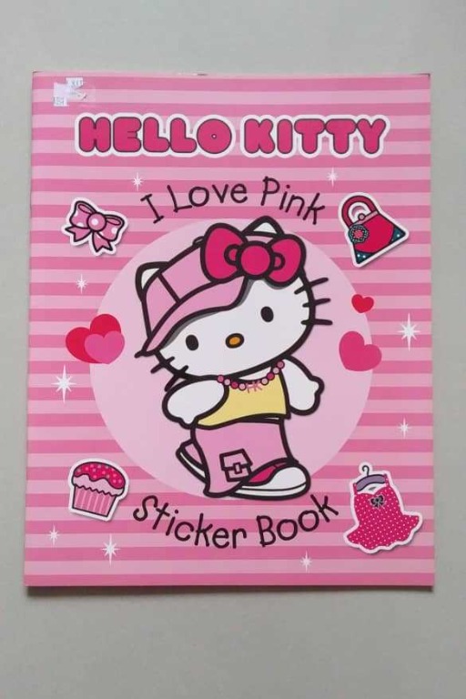 Hello Kitty dress-up sticker book, Hobbies & Toys, Books & Magazines ...