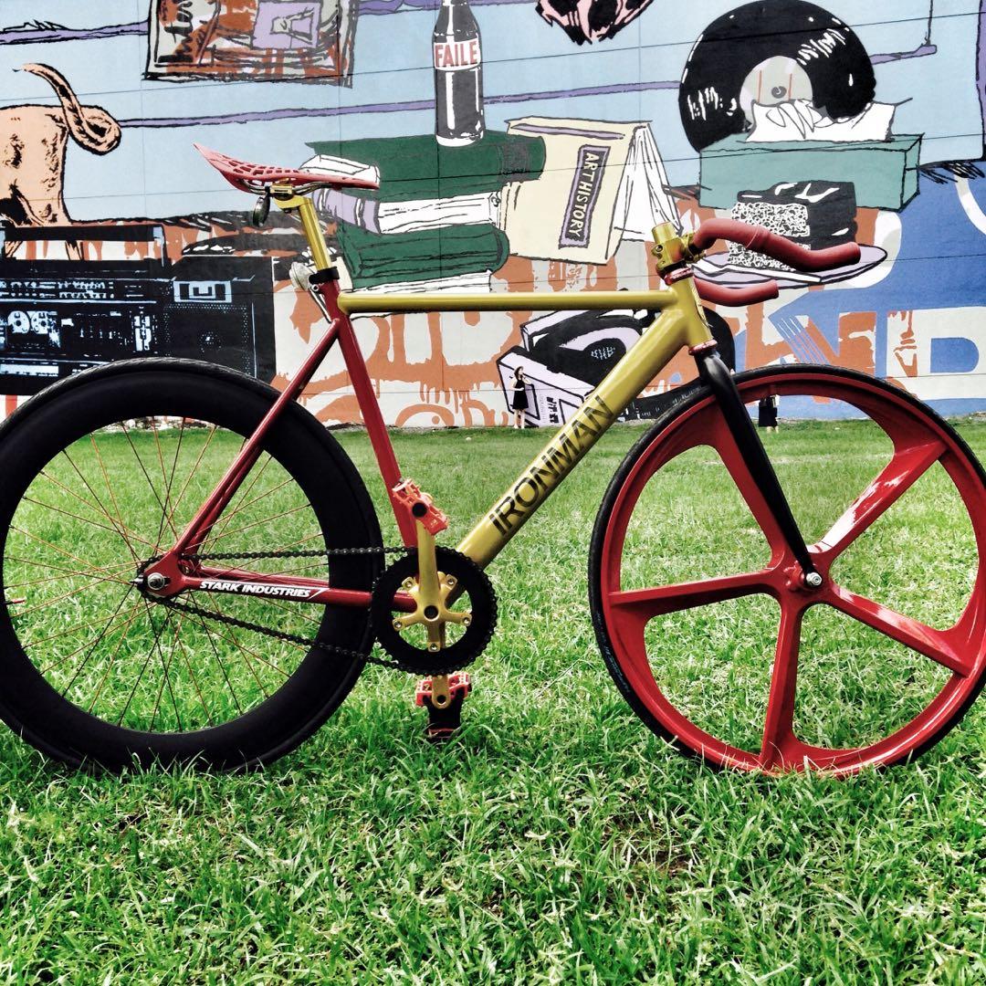 IRONMAN INSPIRED FIXIE BIKE, Sports Equipment, Bicycles & Parts ...