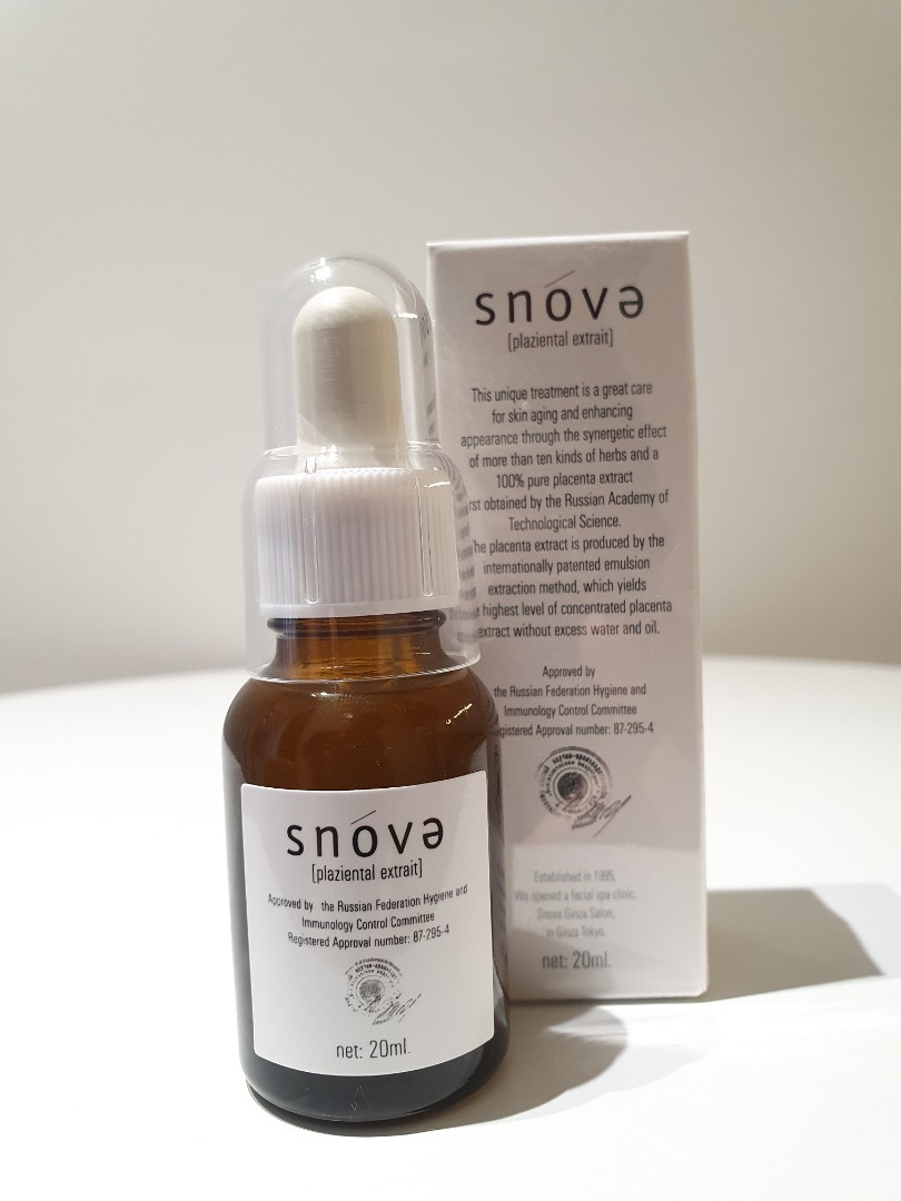 [Japan] Snova Placenta Extract/ Plaziental Extrait (20ml), Beauty ...