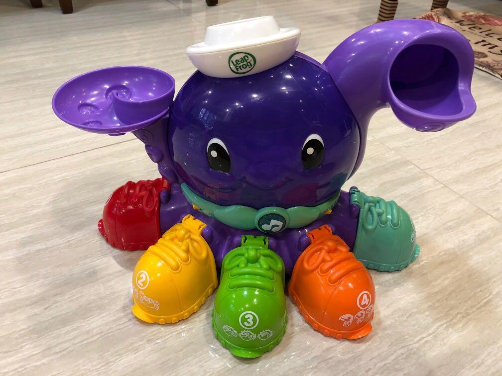 Educational toy -Peek-a-shoe octopus by Leapfrog, Hobbies & Toys, Toys ...