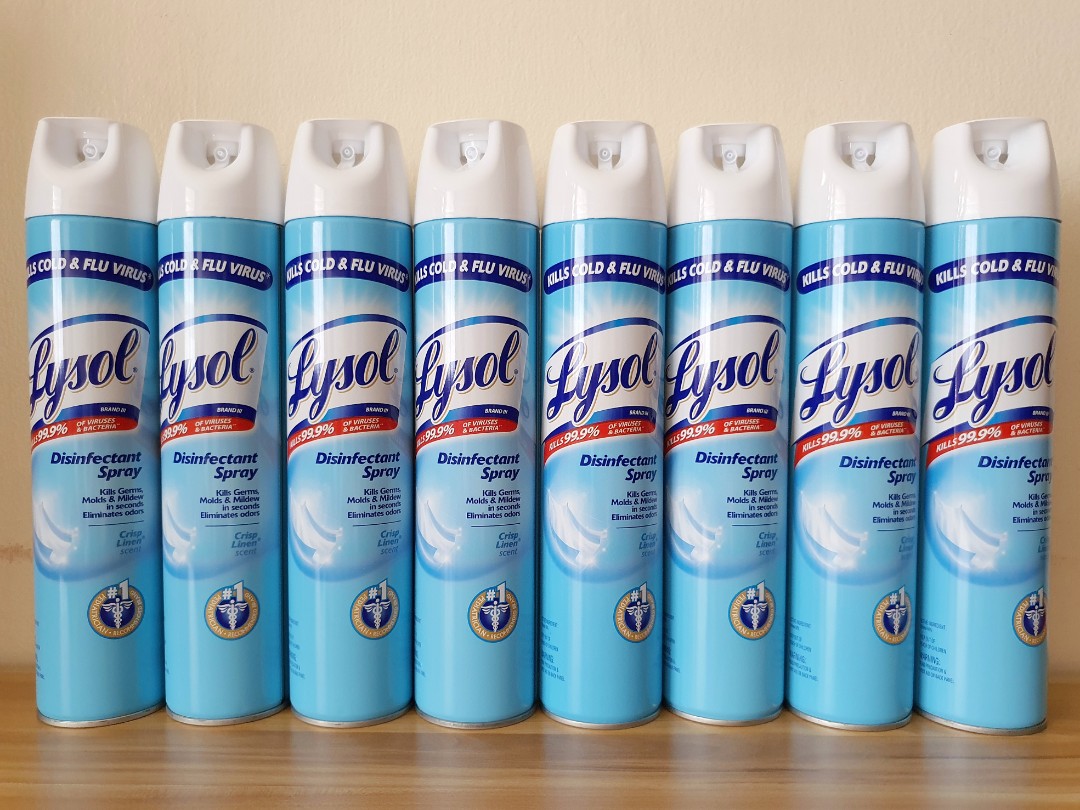 Lysol Disinfectant Spray 510g, Beauty & Personal Care, Sanitizers ...