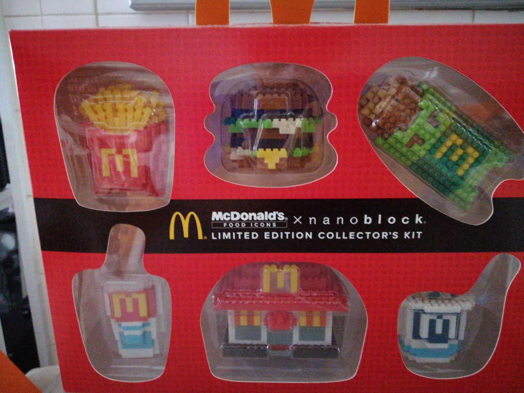 McDonald's Nano Block Food Icons Limited Edition Collector's Kit ...