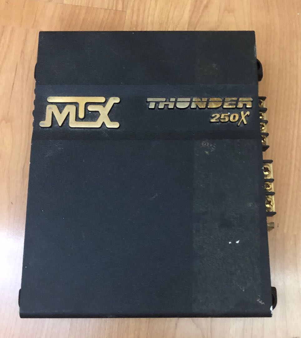 MTX Thunder 250X car amplifier crossover USA 2x50W, Car Accessories ...