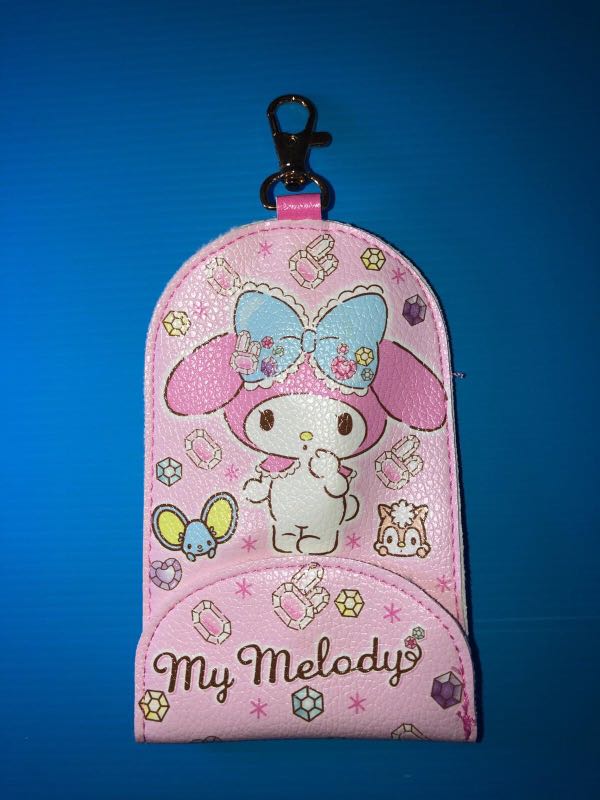 My Melody Retractable Key Pouch + Ez Link Card Holder, Women's Fashion ...