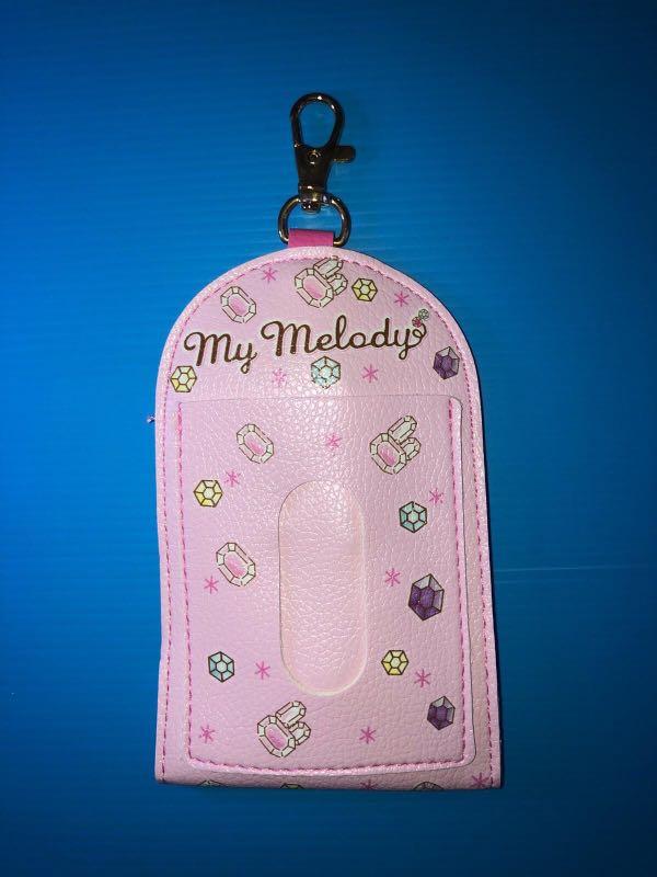 My Melody Retractable Key Pouch + Ez Link Card Holder, Women's Fashion ...