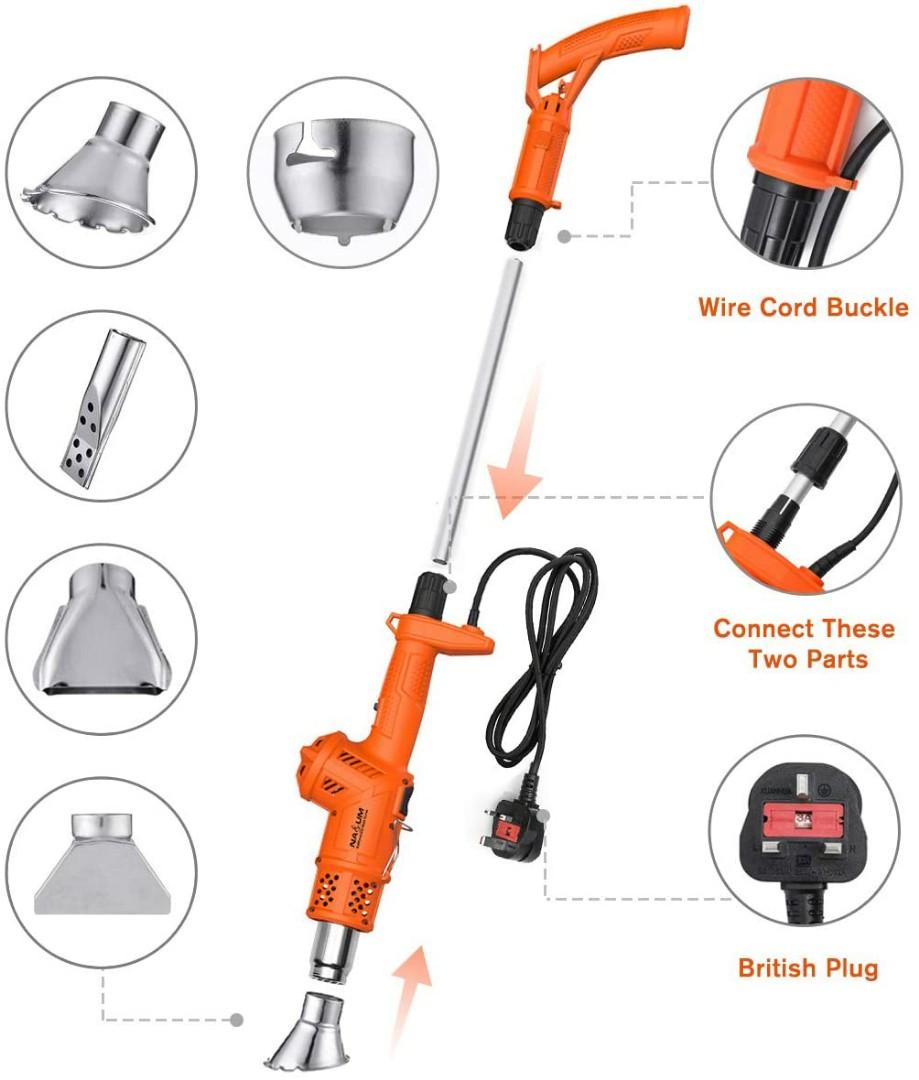 NASUM Weed Burner Electric Weed Killer Thermal Weeding Stick, BBQ ...