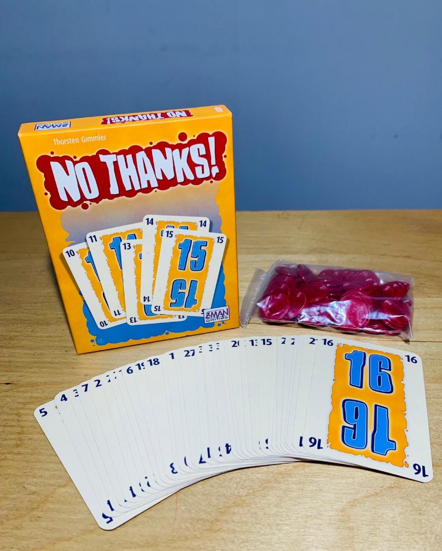 [New] No Thanks Card Game, Hobbies & Toys, Toys & Games on Carousell