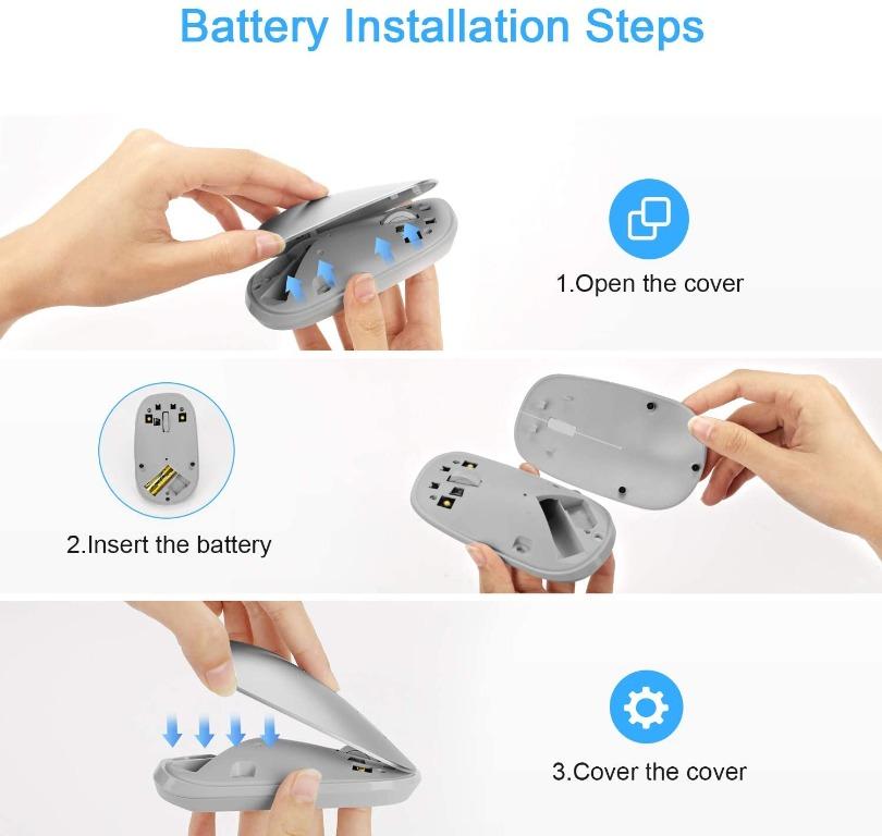 OMOTON Wireless Bluetooth Mouse for iPad and iPhone (iPadOS 13 /iOS 13 ...