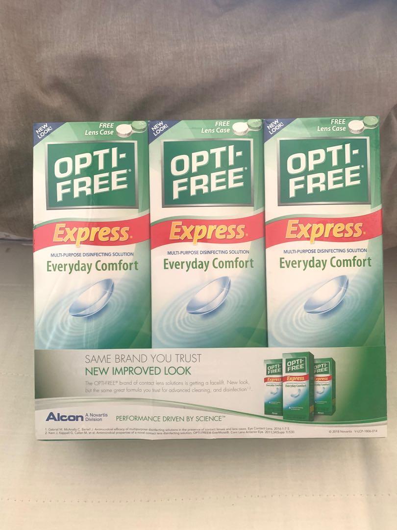 OptiFree contact lens solution, Beauty & Personal Care, Face, Face Care ...