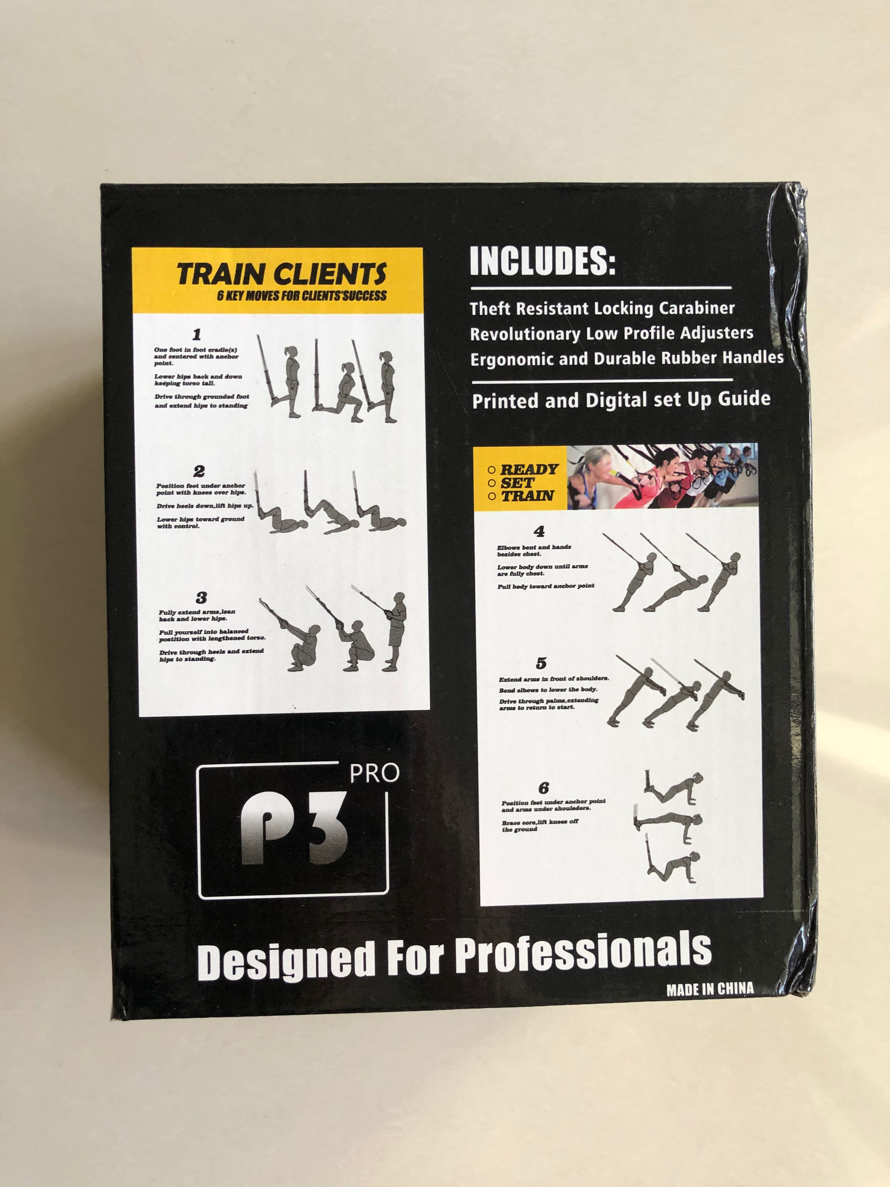 P3 Pro TRX, Sports Equipment, Exercise & Fitness, Toning & Stretching ...