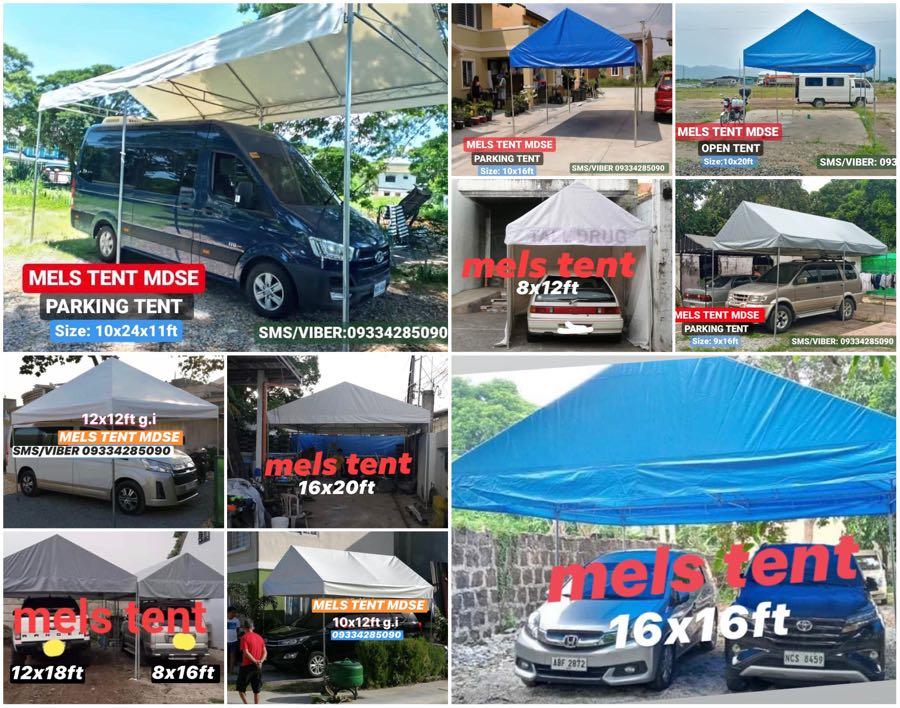 PARKING TENT HEAVY-DUTY, Sports Equipment, Hiking & Camping on Carousell