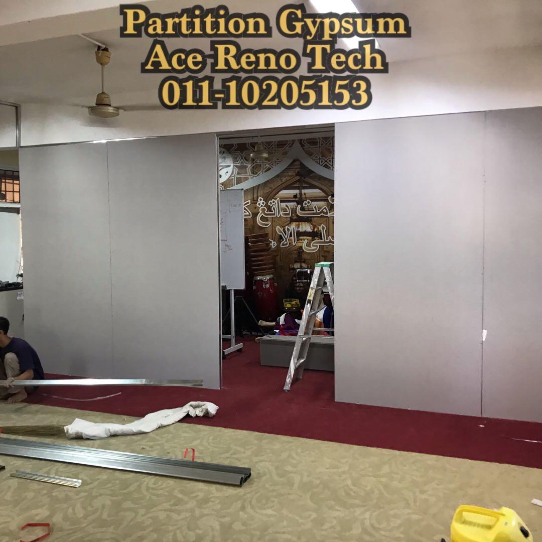 Pasang Partition Gypsum Untuk Sekolah Surau Kedai Rumah, Services, Home ...
