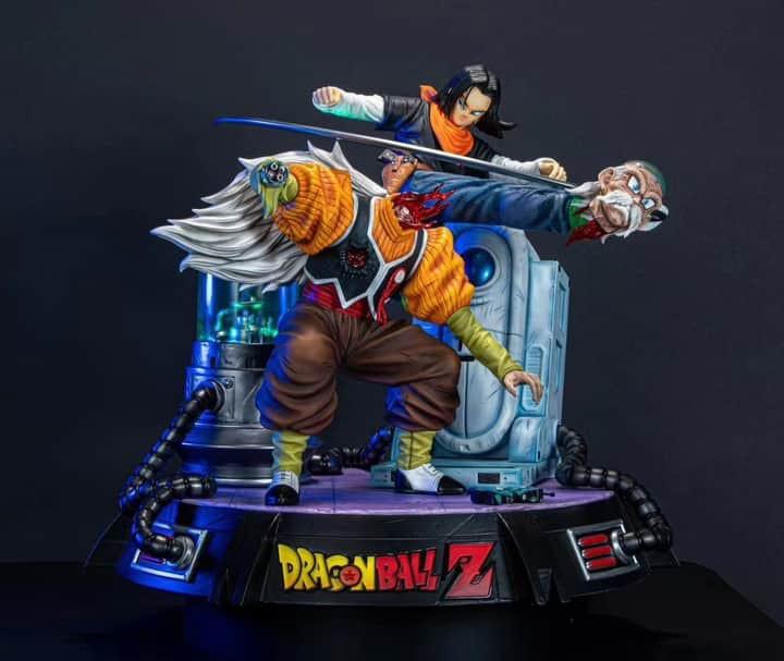 [PO] KD Dragon Ball Z Statue Android 17 Kills Dr. Gero on Carousell