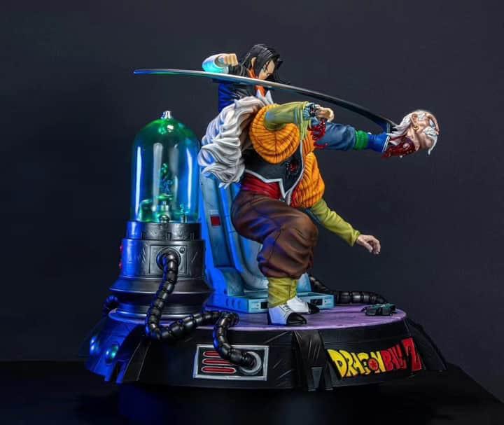 [PO] KD Dragon Ball Z Statue Android 17 Kills Dr. Gero on Carousell