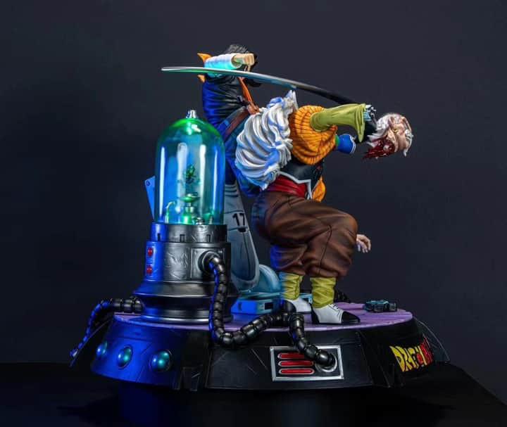[PO] KD Dragon Ball Z Statue Android 17 Kills Dr. Gero on Carousell