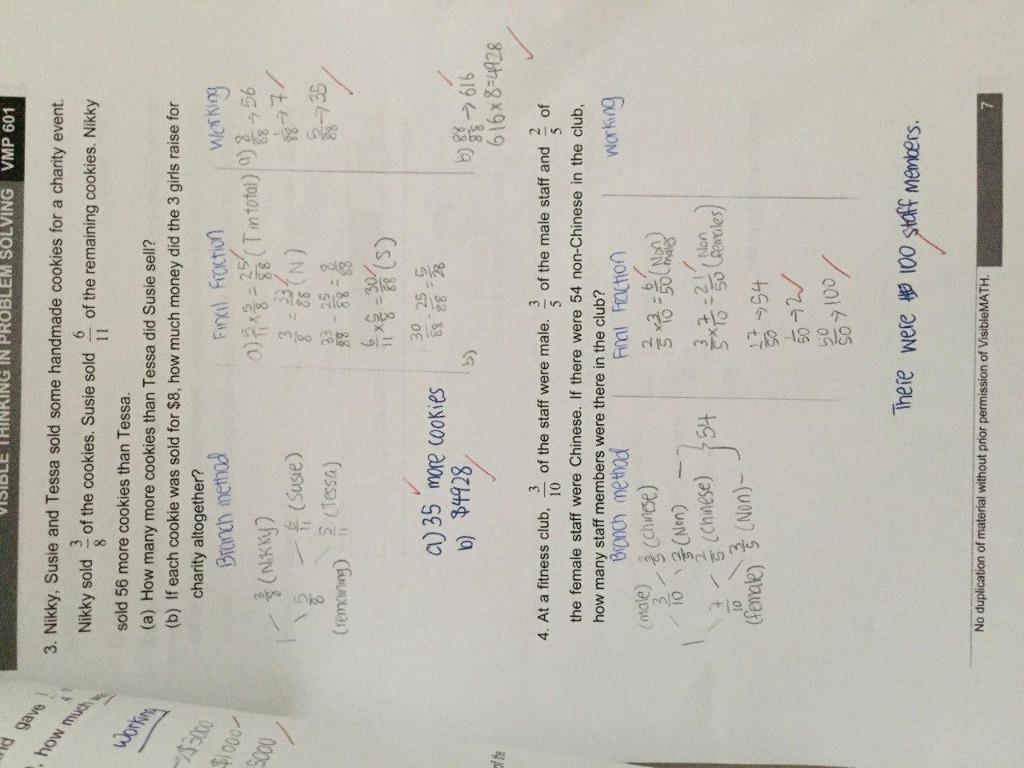 PSLE Math Problems Sum Questions Types, Hobbies & Toys, Books ...