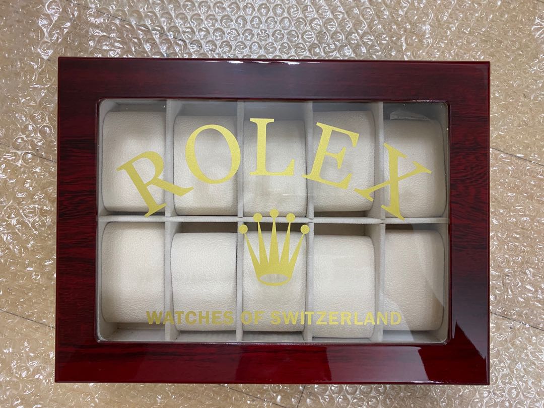 Rolex display box / case 收藏盒 (10 隻), 名牌, 飾物及配件 - Carousell