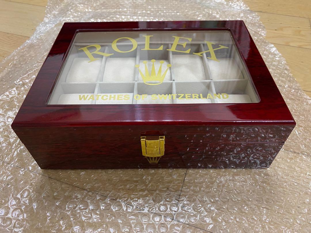Rolex display box / case 收藏盒 (10 隻), 名牌, 飾物及配件 - Carousell