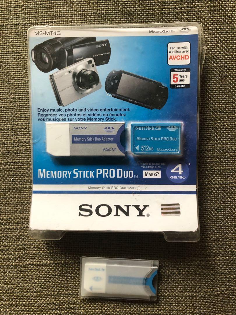 Sandisk Memory Stick Pro Duo 512MB, Electronics, Others on Carousell