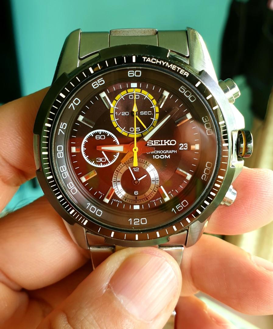 Seiko Chronograph Watch, Men's Fashion, Watches & Accessories, Watches ...