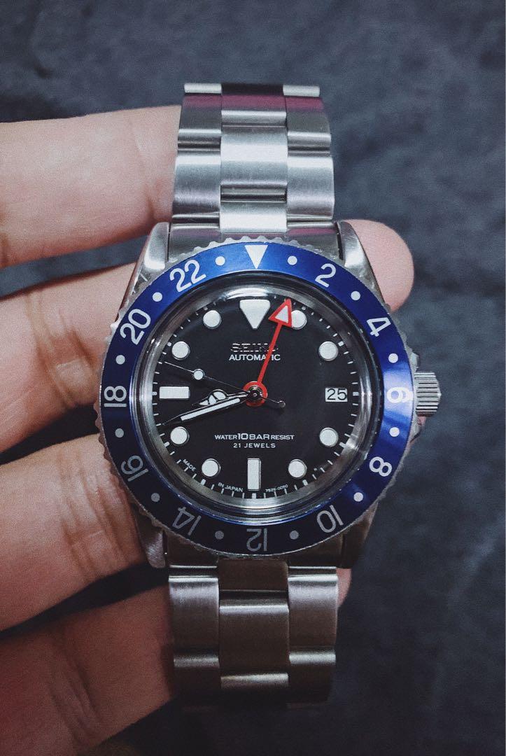 Seiko SKX031 (Blueberry Mod), Men's Fashion, Watches & Accessories ...