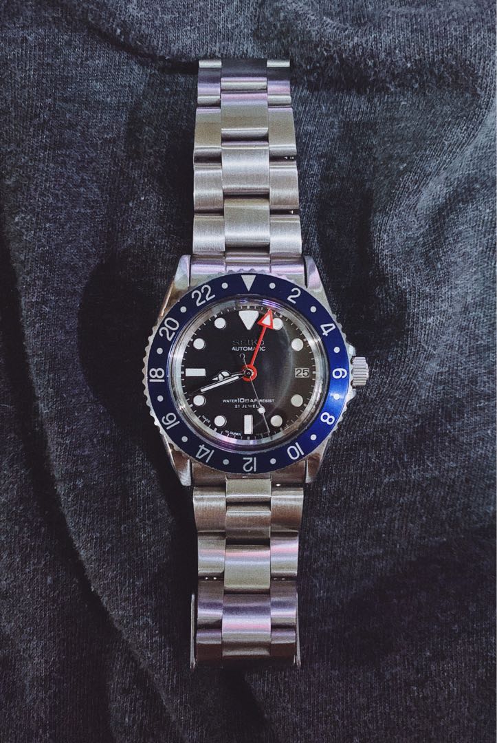 Seiko SKX031 (Blueberry Mod), Men's Fashion, Watches & Accessories ...