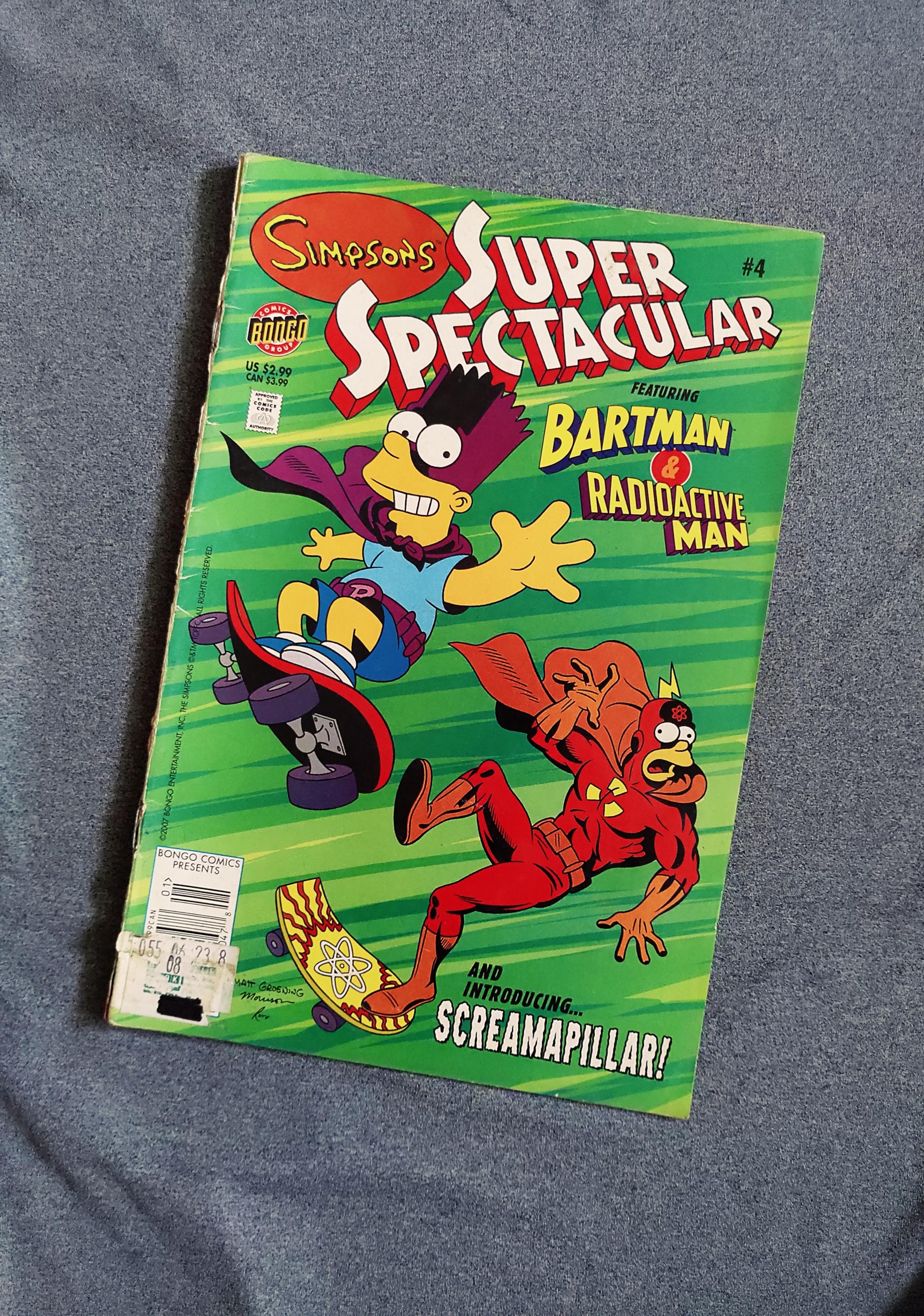 Simpsons Super Spectacular Comics by Matt Groening, Hobbies & Toys ...