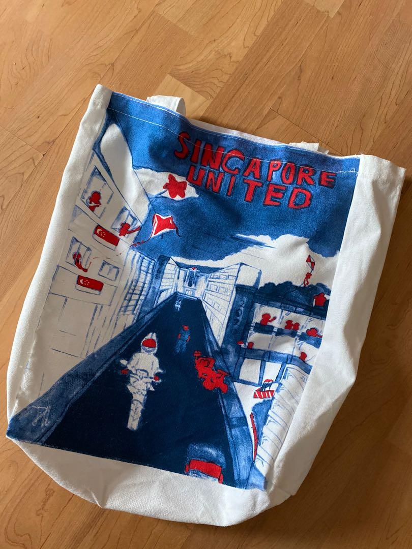 Singapore NDP tote bag, Women's Fashion, Bags & Wallets, Tote Bags on ...
