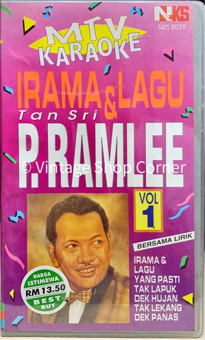 (VHS TAPE) TAN SRI P RAMLEE MTV KARAOKE IRAMA & LAGU VHS VIDEO TAPE VOL ...