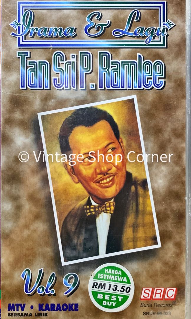 (VHS TAPE) TAN SRI P RAMLEE MTV KARAOKE IRAMA & LAGU VHS VIDEO TAPE VOL ...