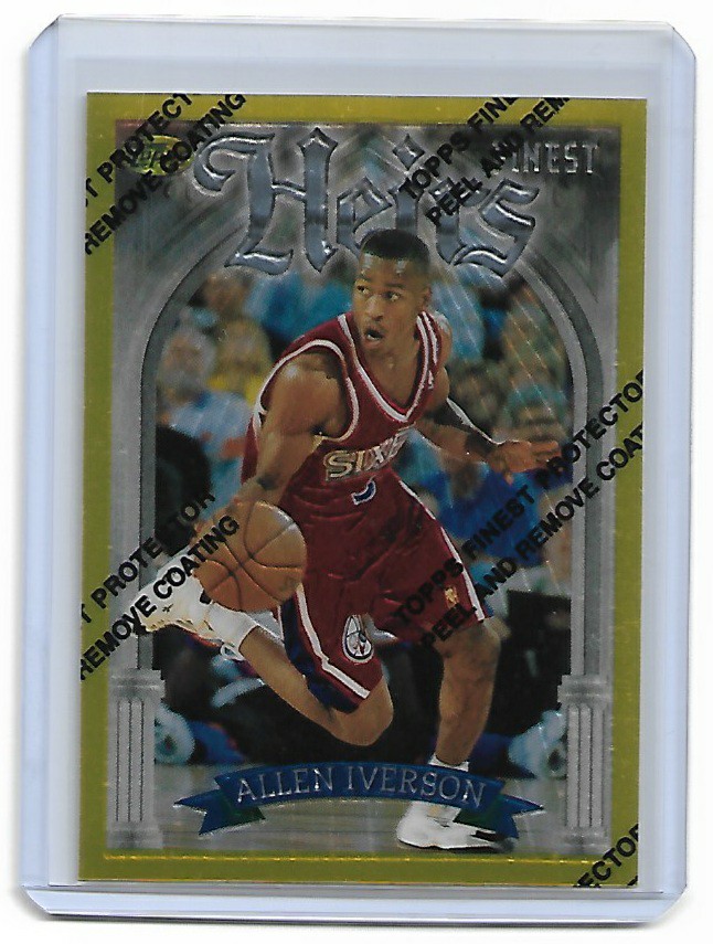 Topps Finest Heirs Allen Iverson RC Gold Rare!, Hobbies & Toys ...