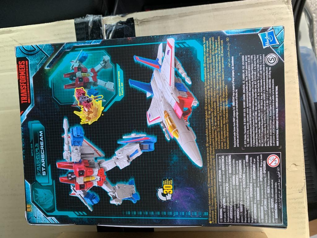 Transformers WFC Trilogy Earthrise Voyager Class Starscream, Hobbies ...