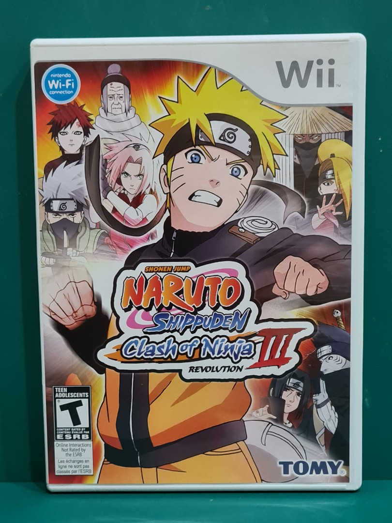 Used Wii Game Naruto Shippuden Clash of Ninja III, Video Gaming, Video ...