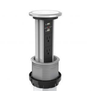 V3C: Concealed Motorised Auto Electric Pull Pop Up Table Power Point ...