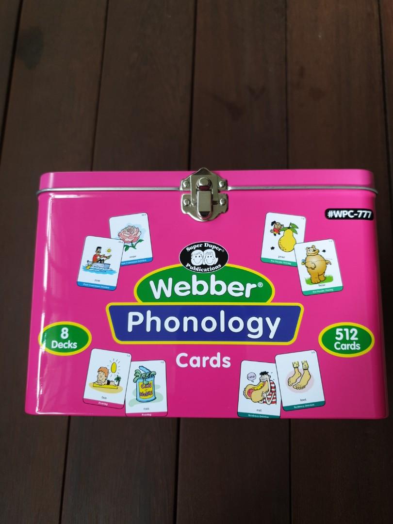 Super Duper Publications Webber Phonology Cards/Flash Cards/Learning ...