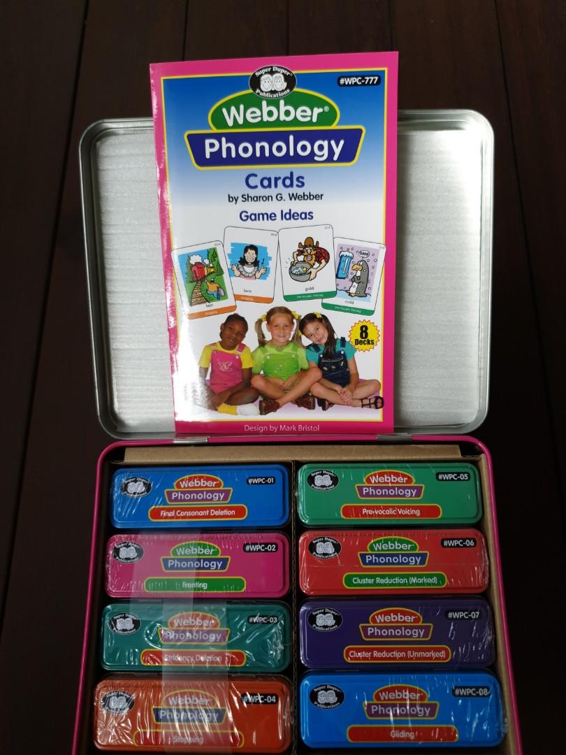 Super Duper Publications Webber Phonology Cards/Flash Cards/Learning ...