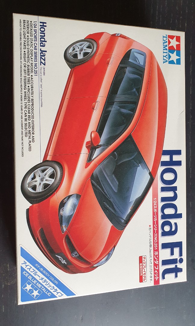 1/24 scale Honda Fit model kit, Hobbies & Toys, Toys & Games on Carousell