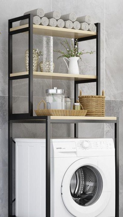 3 Tier Washing Machine Storage Rack, Furniture & Home Living, Home ...