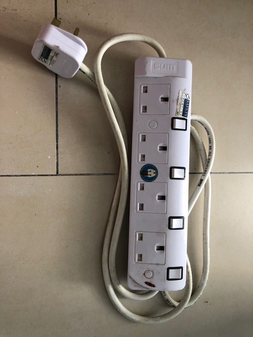 4 pin portable socket outlets, TV & Home Appliances, Electrical ...