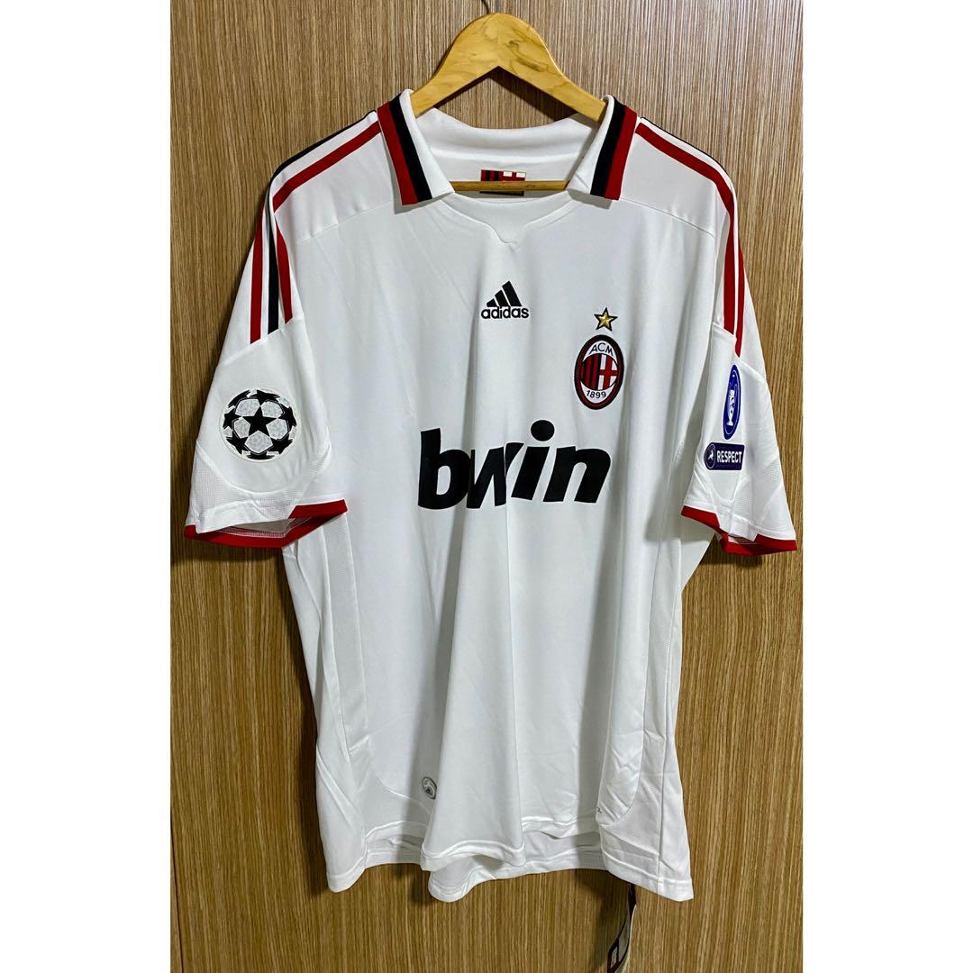 Ac Milan 09/10 Away jersey, Men's Fashion, Activewear on Carousell