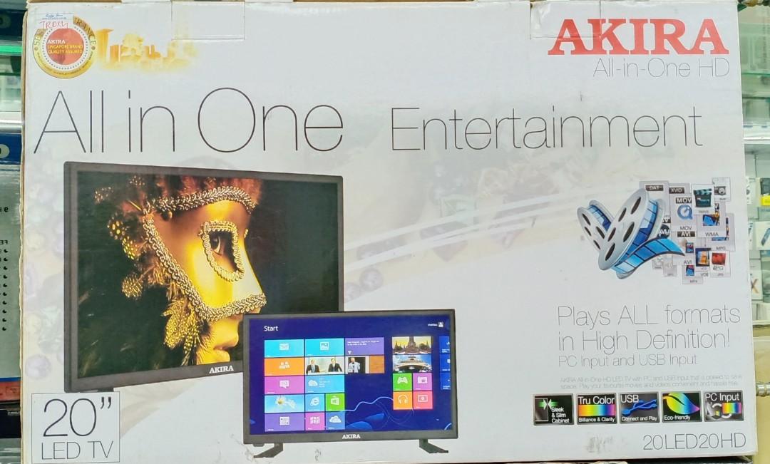 AKIRA 20" LED TV, Home Appliances, TVs & Entertainment Systems on Carousell