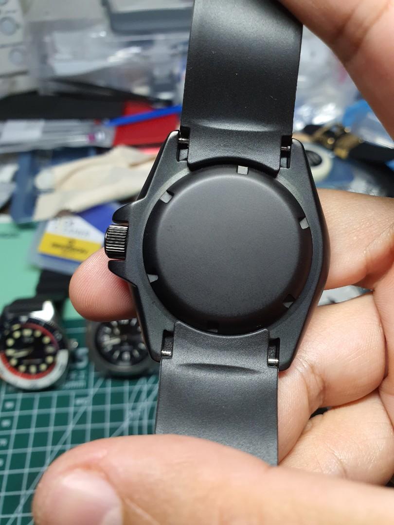 Black pvd SKX007 Batman mod, Luxury, Watches on Carousell