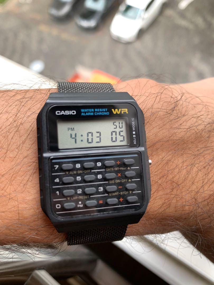 Casio Calculator Watch Retro (Back to the Future Watch), Mobile Phones ...
